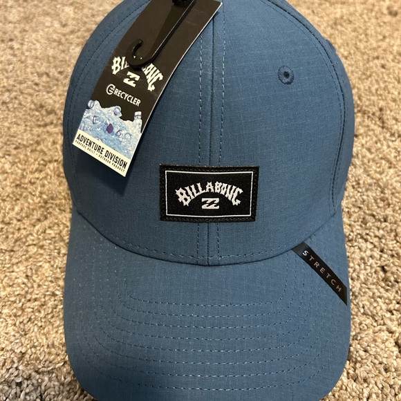 Billabong | Accessories | Nwt Billabong Blue Stretch Cap | Poshmark